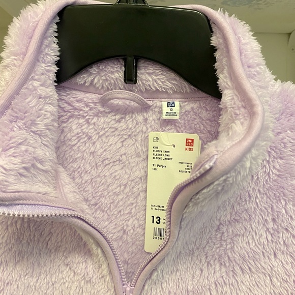 Uniqlo | Jackets & Coats | Uniqlo Purple Fleece | Poshmark